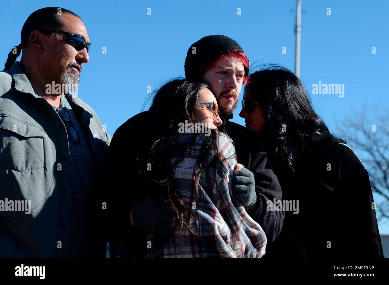 Fred Ramirez, Trinity Ramirez, Tim Bates, and Malissa Ramirez grieve ...