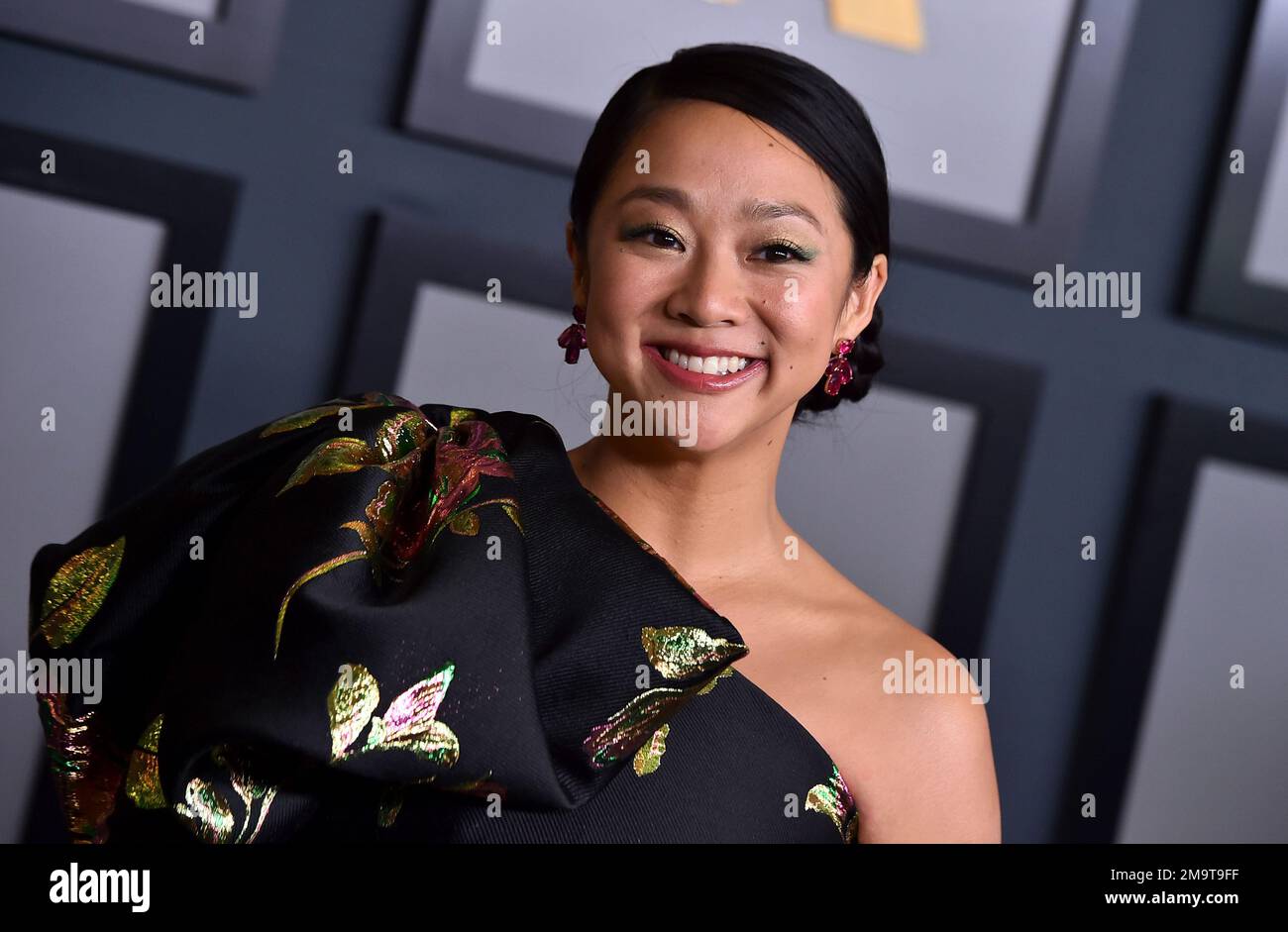 Stephanie Hsu arrives at the Governors Awards on Saturday, Nov. 19 ...