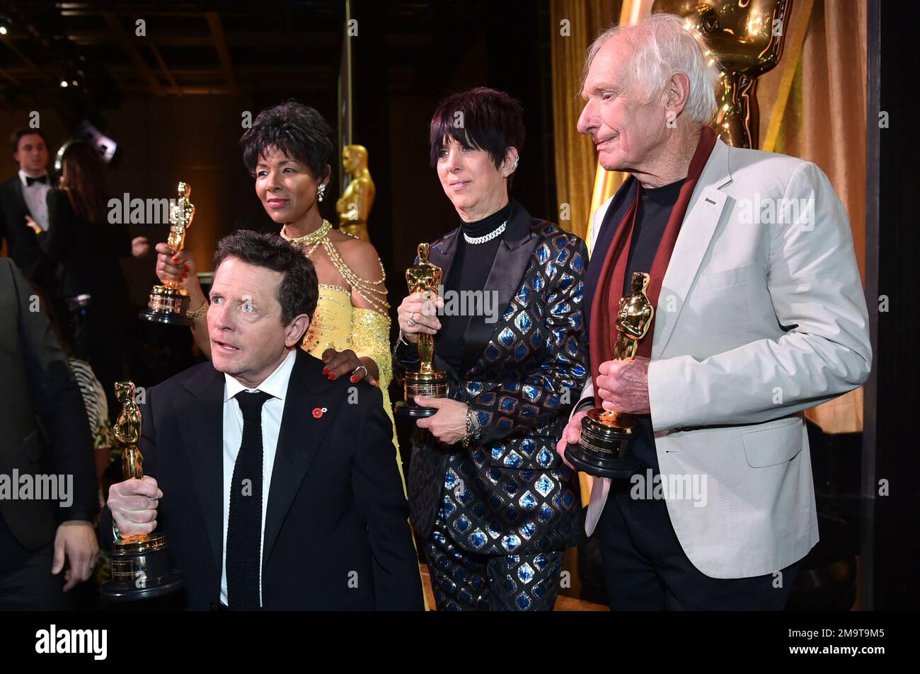 Euzhan Palcy, from left, Michael J. Fox, Diane Warren and Peter Weir ...