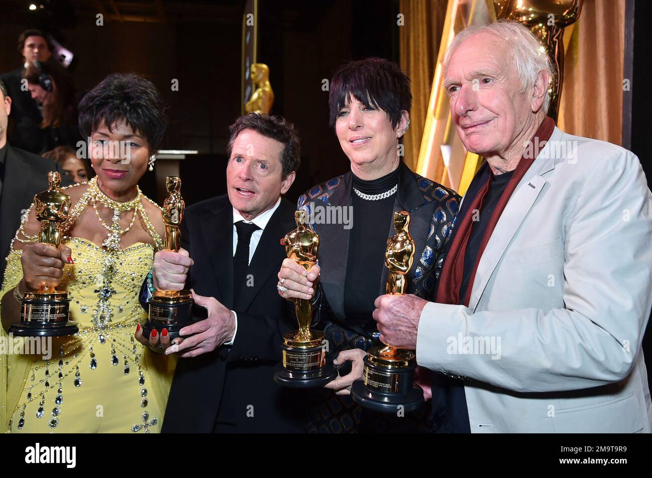 Euzhan Palcy, from left, Michael J. Fox, Diane Warren and Peter Weir ...