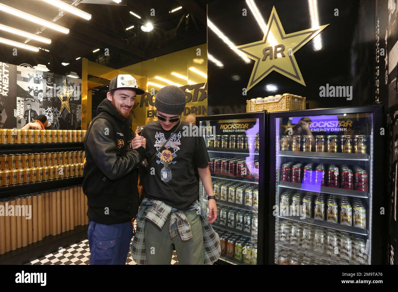 IMAGE DISTRIBUTED FOR ROCKSTAR ENERGY DRINK - Angus Cloud, left, and ...