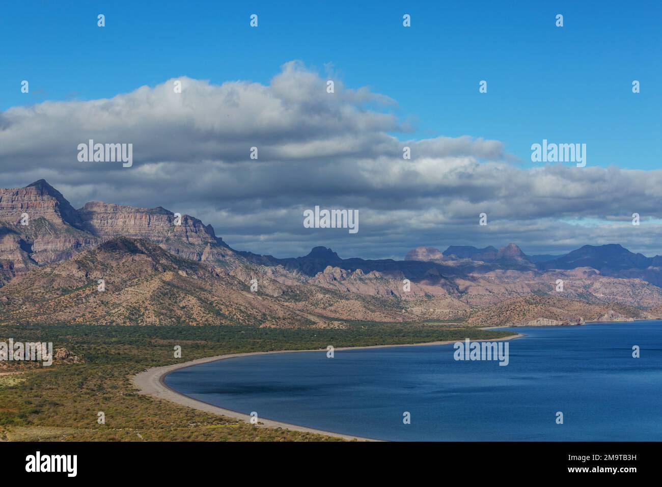 Beautuful Baja California landscapes, Mexico. Travel background ...
