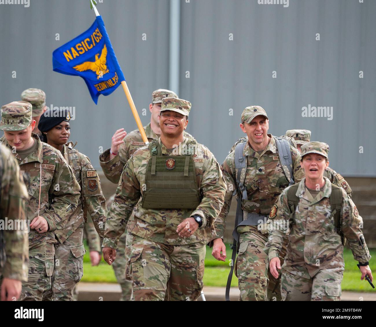 Members of the National Air and Space Center and the 88th Security ...
