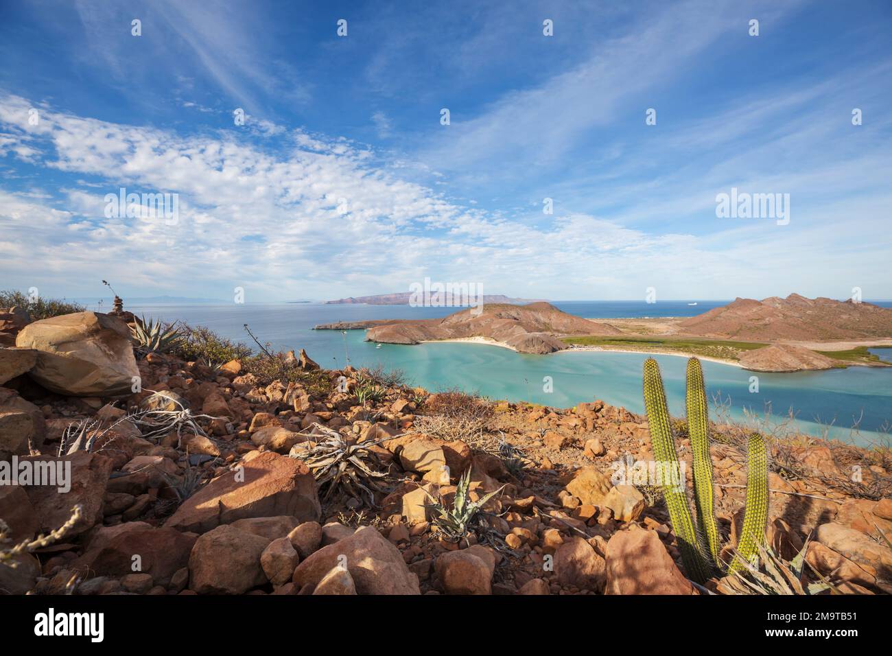Beautuful Baja California landscapes, Mexico. Travel background ...