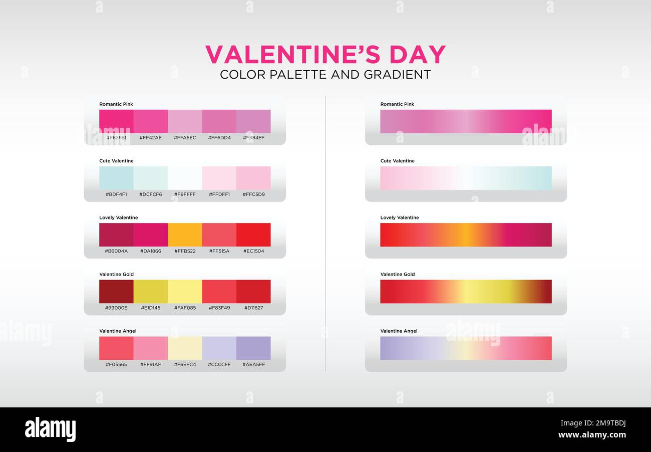 Red color palette Stock Vector Images - Alamy