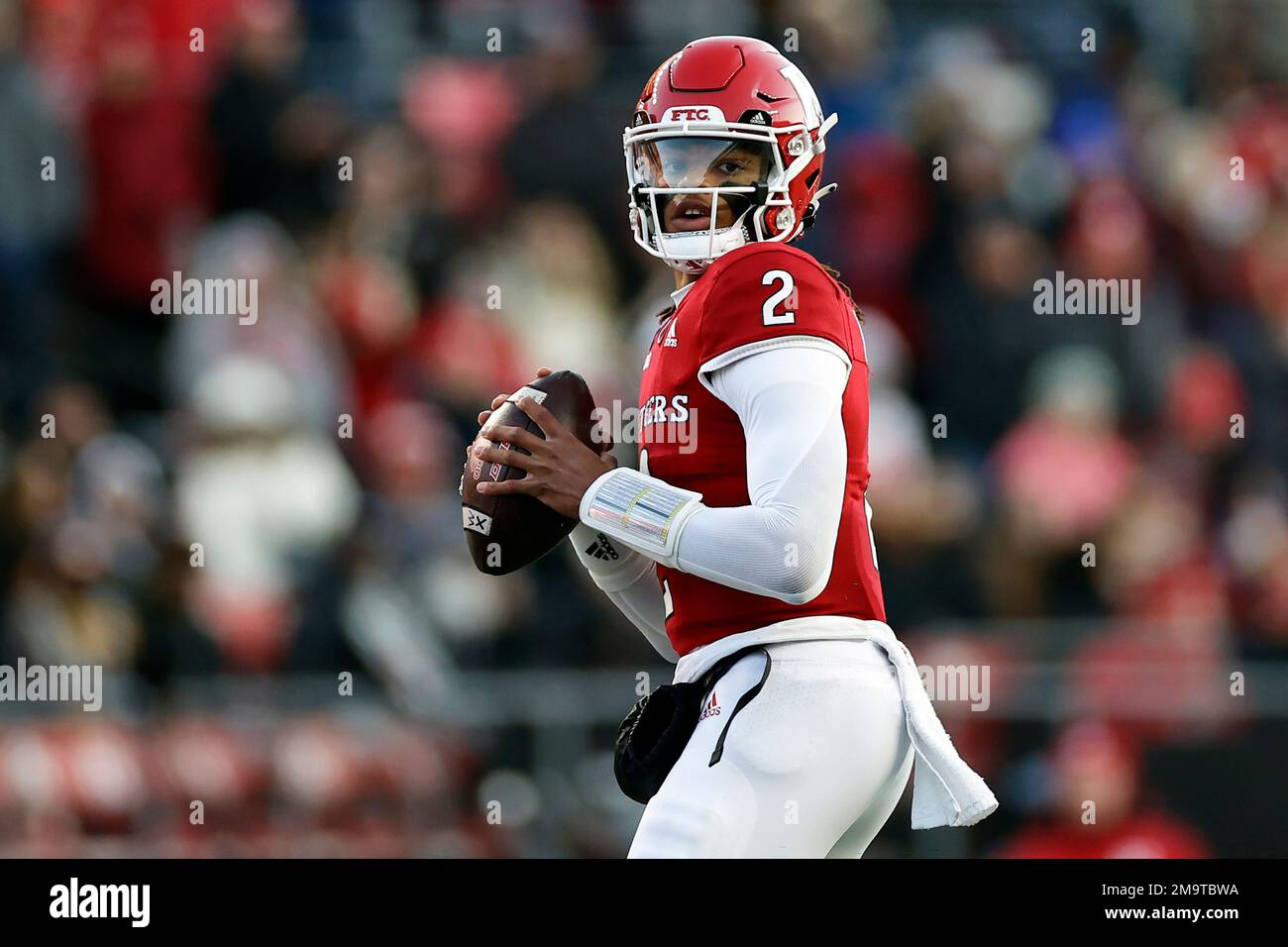 Rutgers quarterback Gavin Wimsatt (2) passes against Penn State during ...