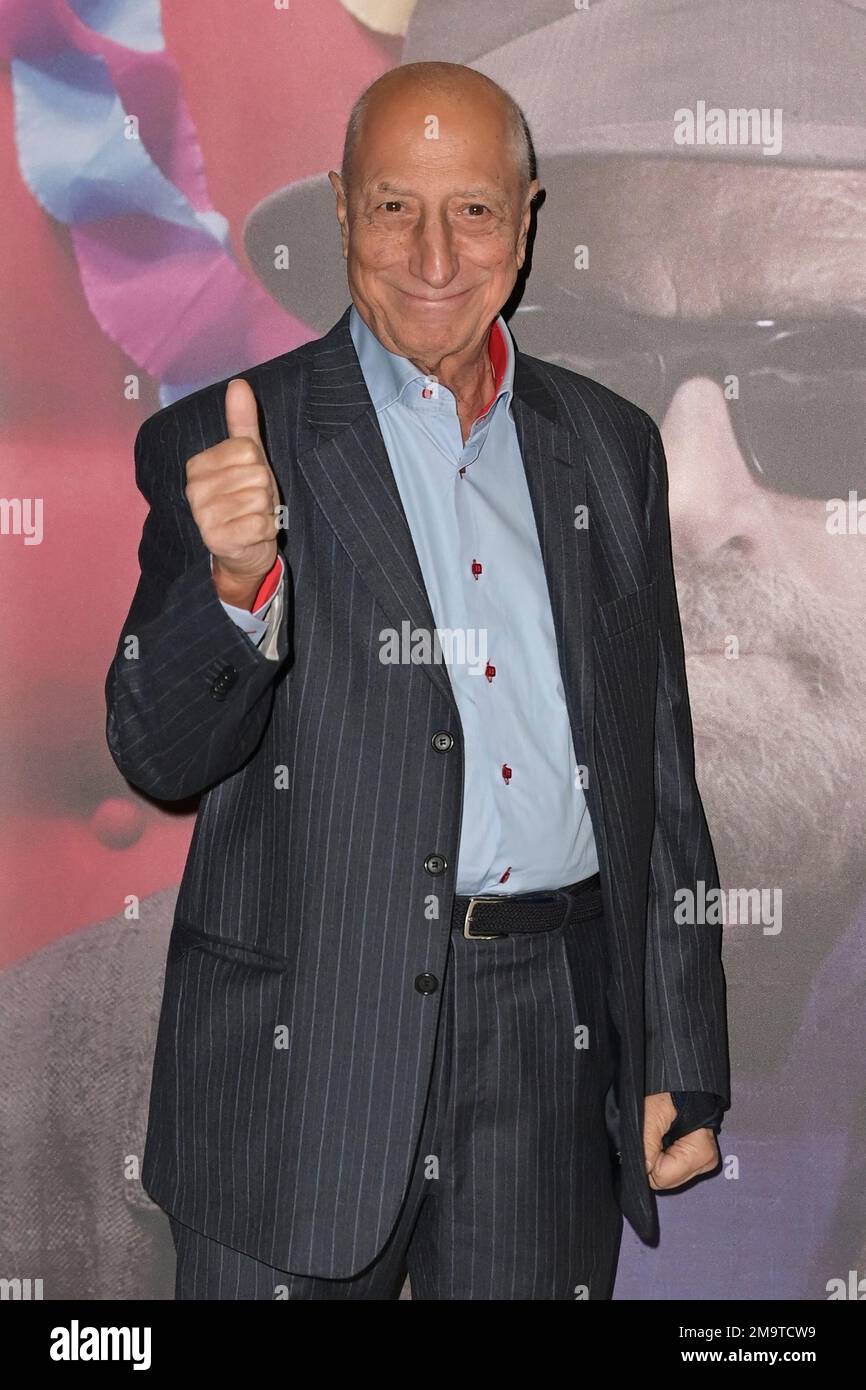 Rome, Italy. 18th Jan, 2023. Pippo Franco attends the red carpet of the ...