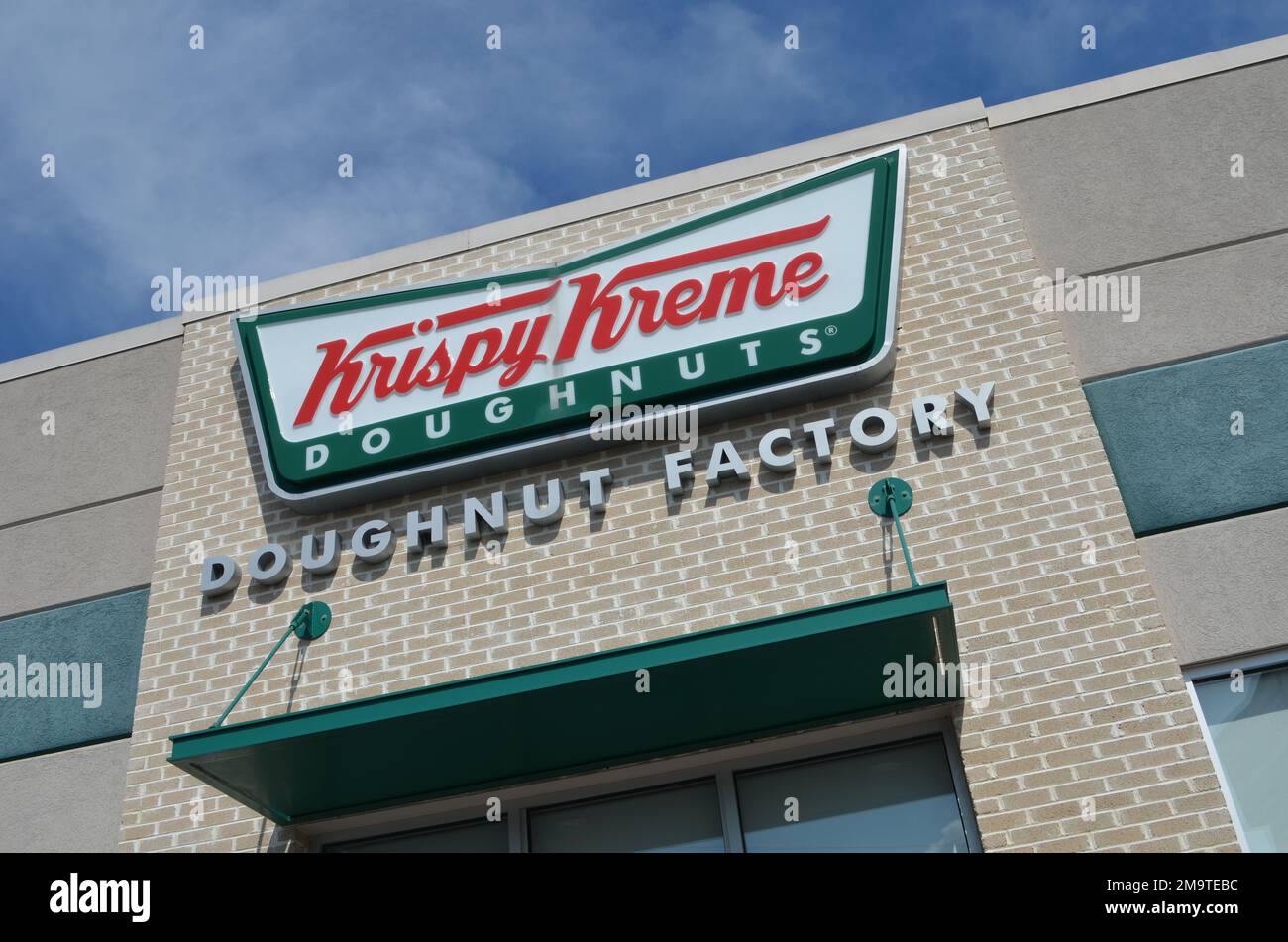 Krispy Kreme Donut Sign Stock Photo - Alamy