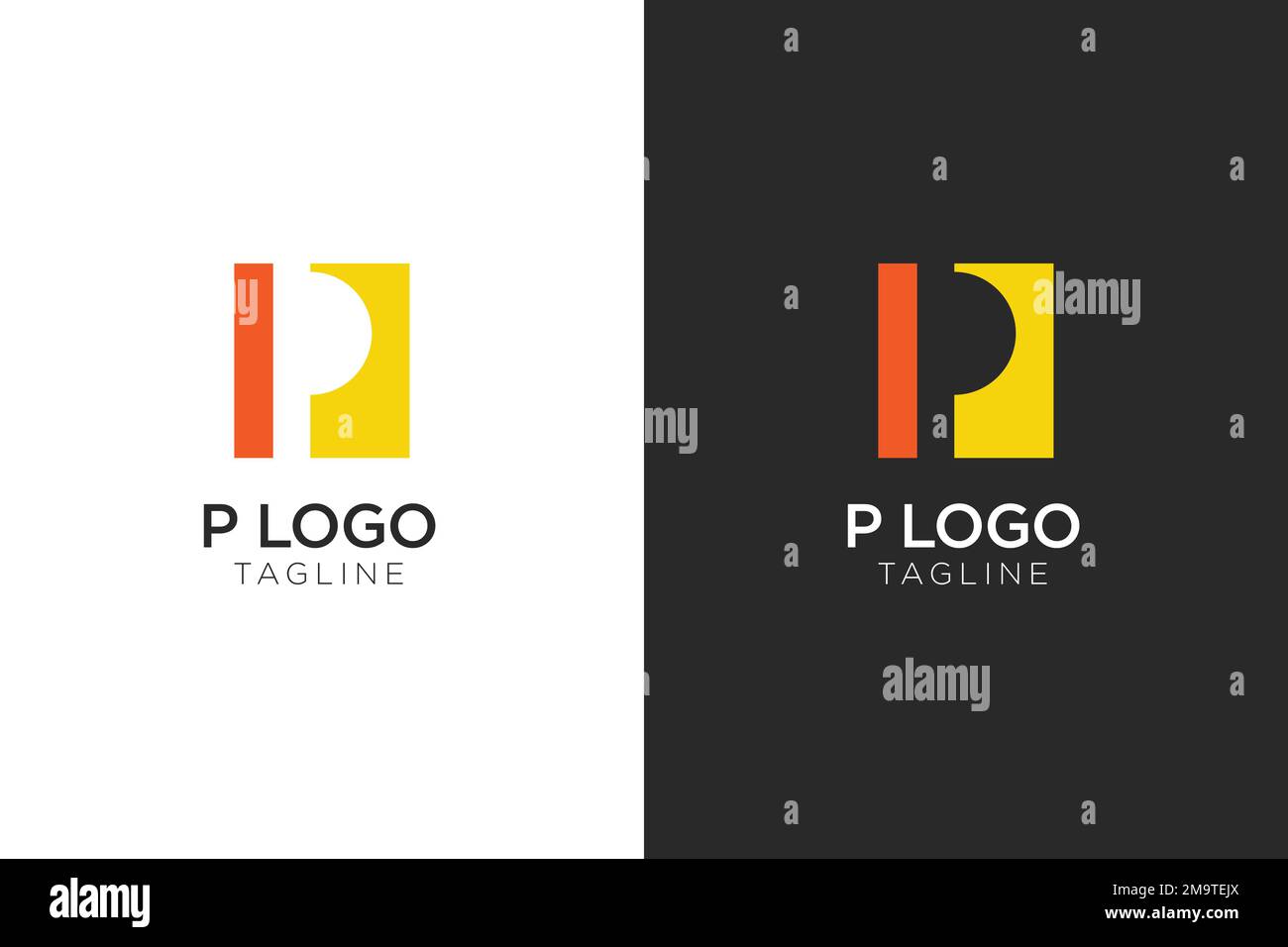 Creative letter P logo design Stock Vector Image & Art - Alamy