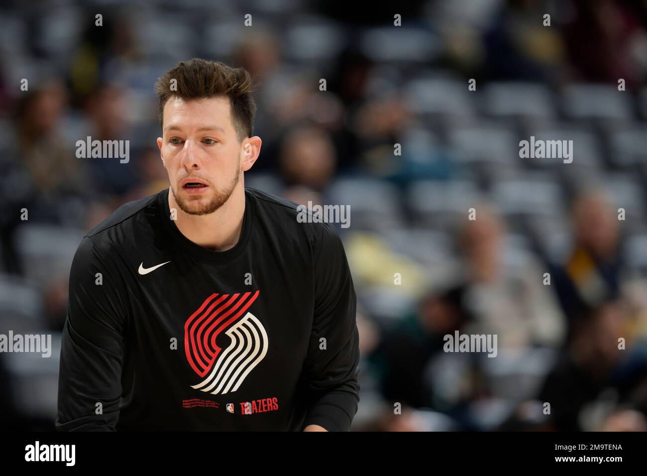 Portland Trail Blazers forward Drew Eubanks (24) in the first half of ...