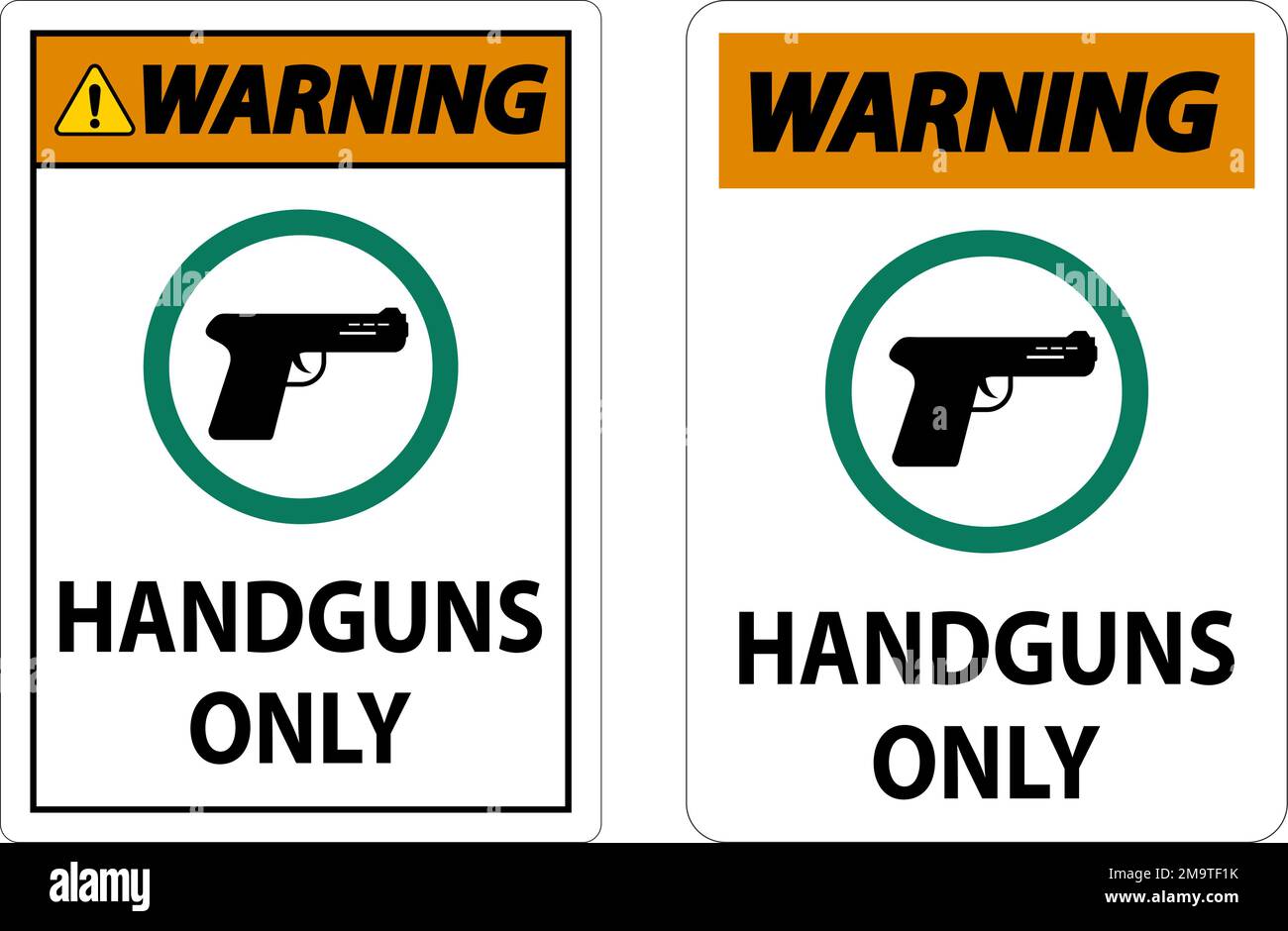 Firearms prohibited sign Stock Vector Images - Alamy
