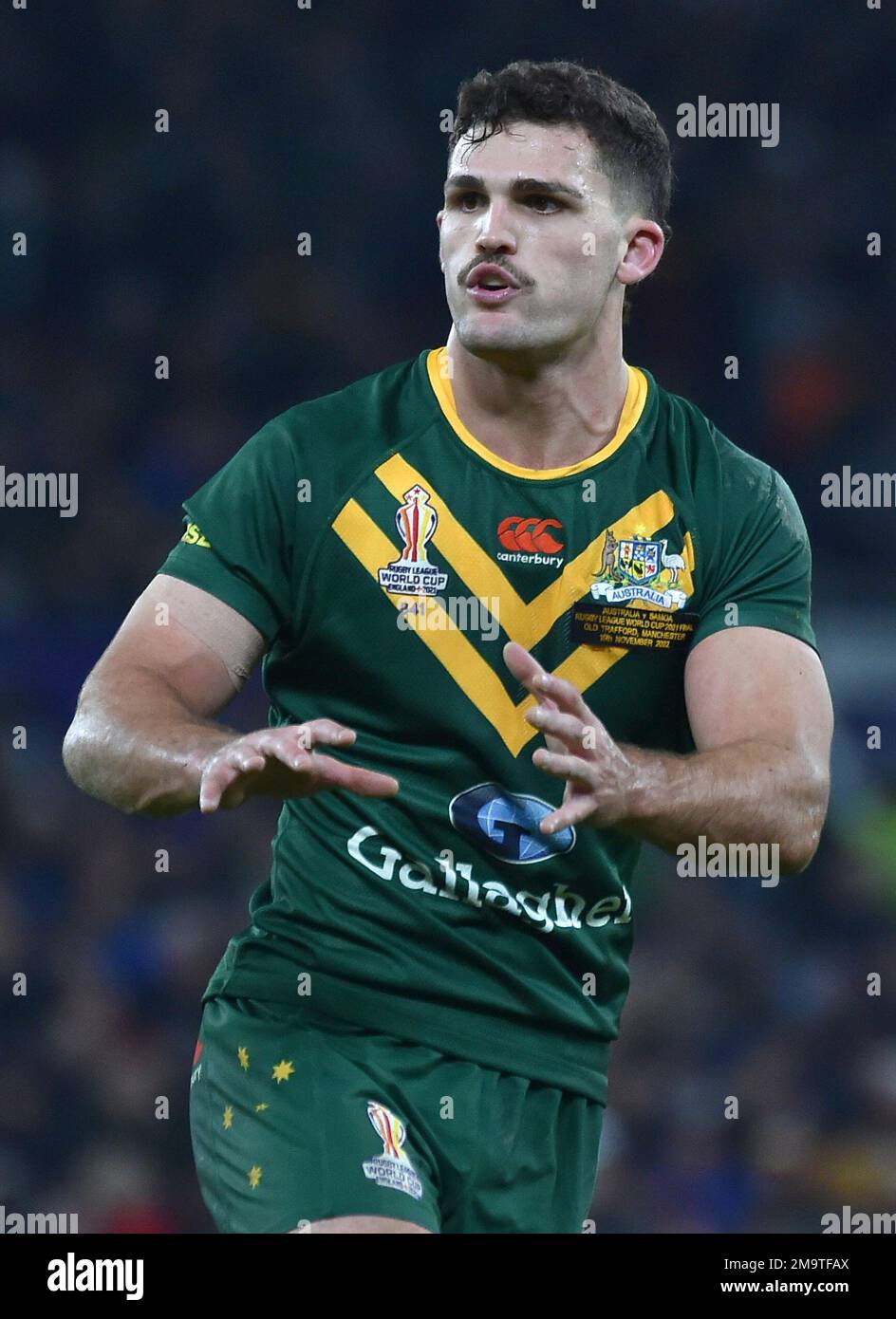 Australia's Nathan Cleary during the Rugby League World Cup final match ...