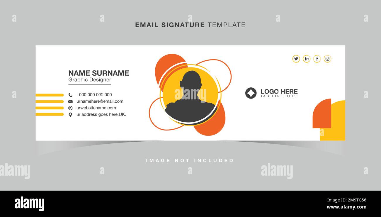 email signature template Stock Vector Image & Art - Alamy email signature template Stock Vector Image & Art - Alamy