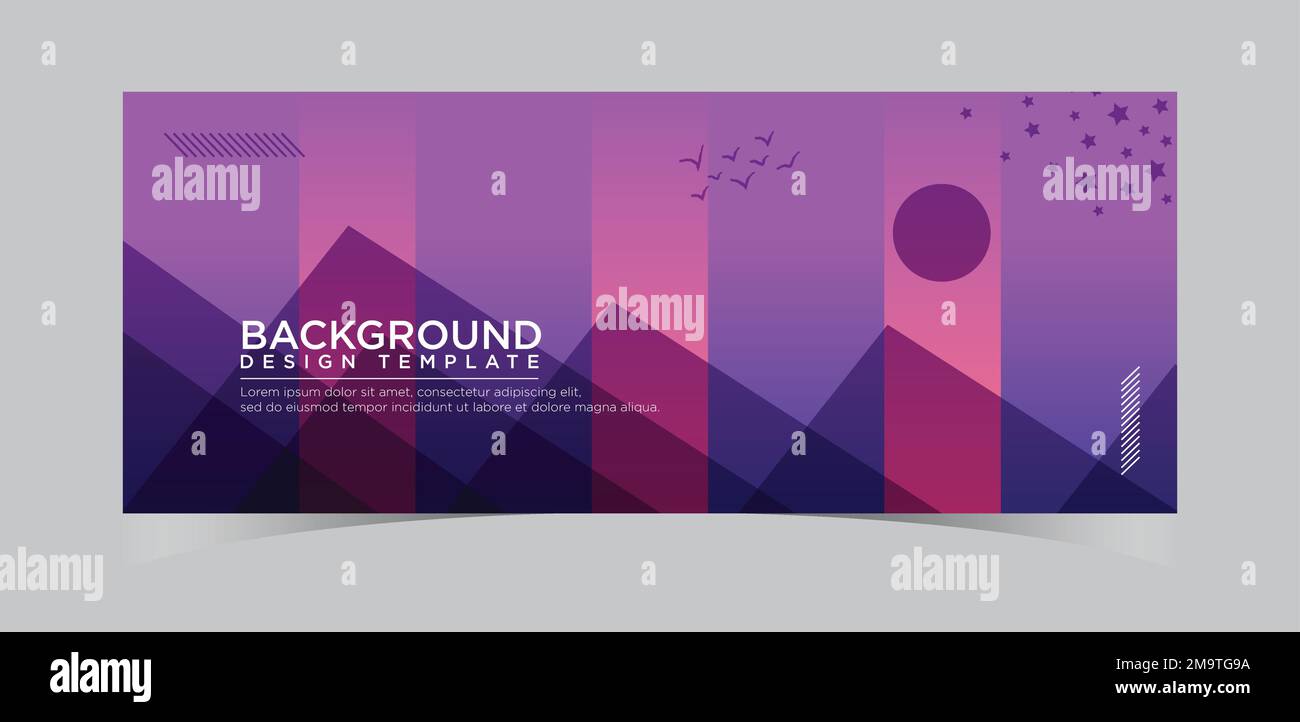 background night scenery design template Stock Vector Image & Art - Alamy