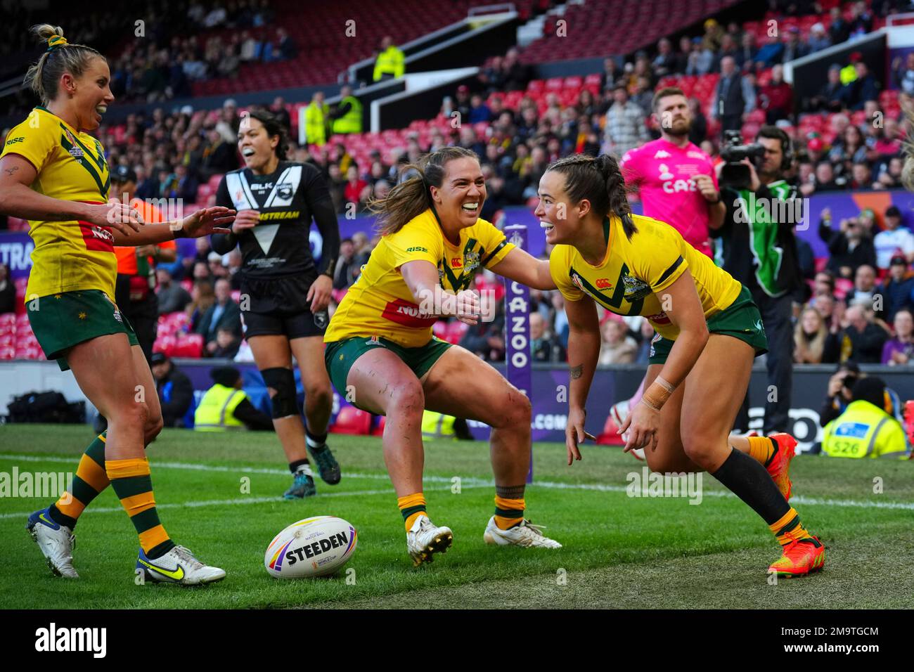 Australia's Isabelle Kelly celebrates after scoring her side's second ...