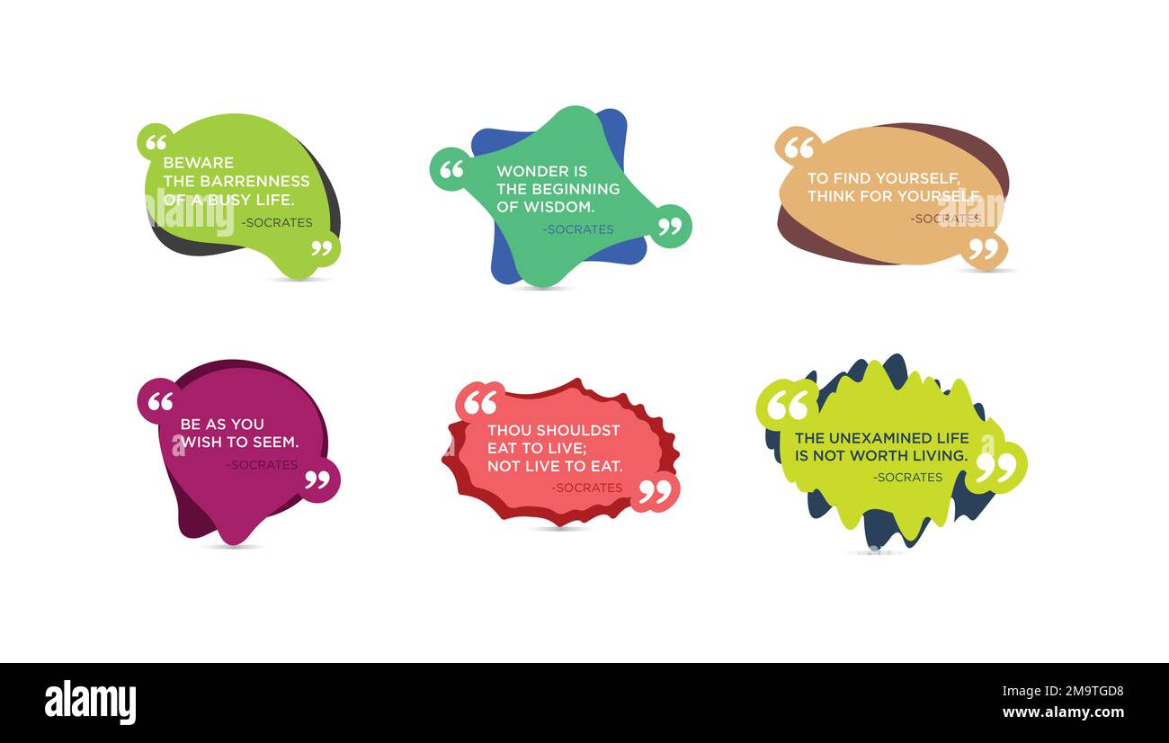 Quote in quotes frames. socrates quotes, speech stickers, and modern ...