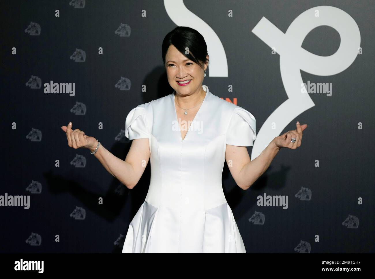 Singaporean actress Hong Hui Fang arrives at the 59th Golden Horse ...