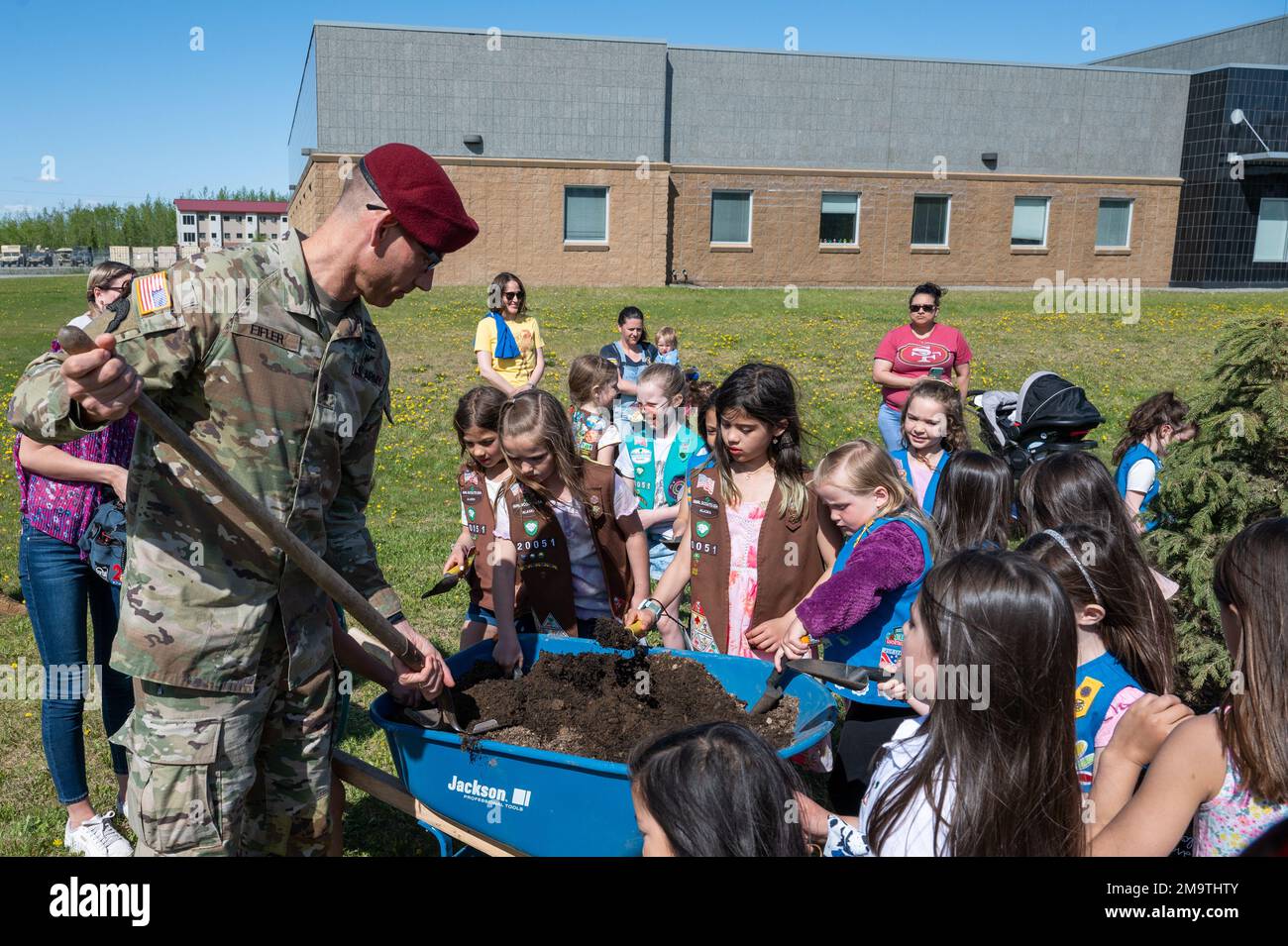 U.S. Army Maj. Gen. Brian Eifler, commanding general of United States ...