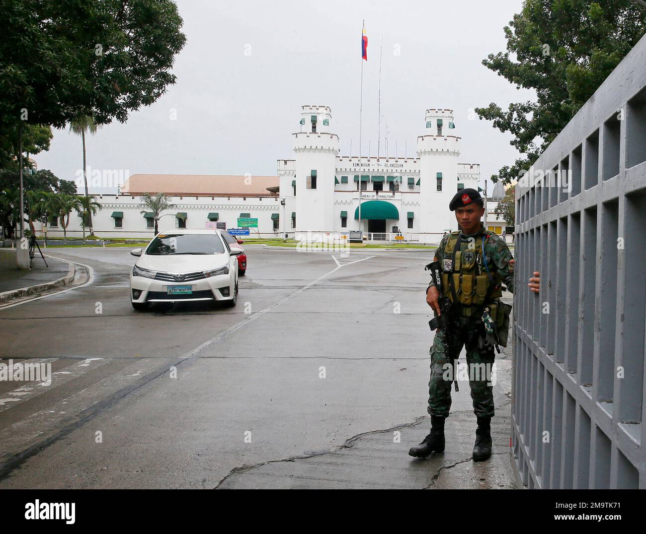 A member of the Special Action Forces of the Philippine National Police ...