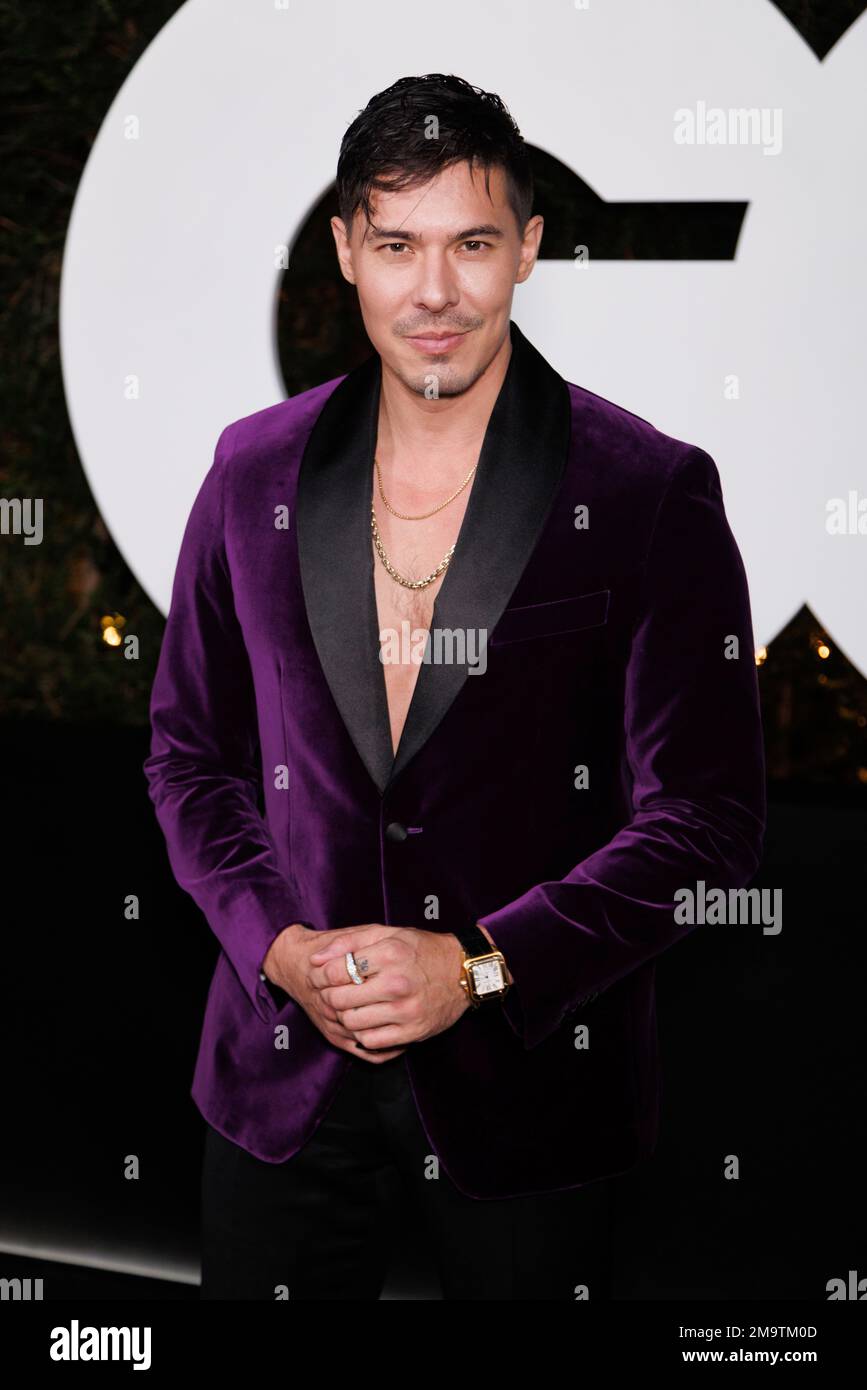 Lewis Tan arrives at the 2022 GQ Men of the Year Party on Thursday, Nov ...