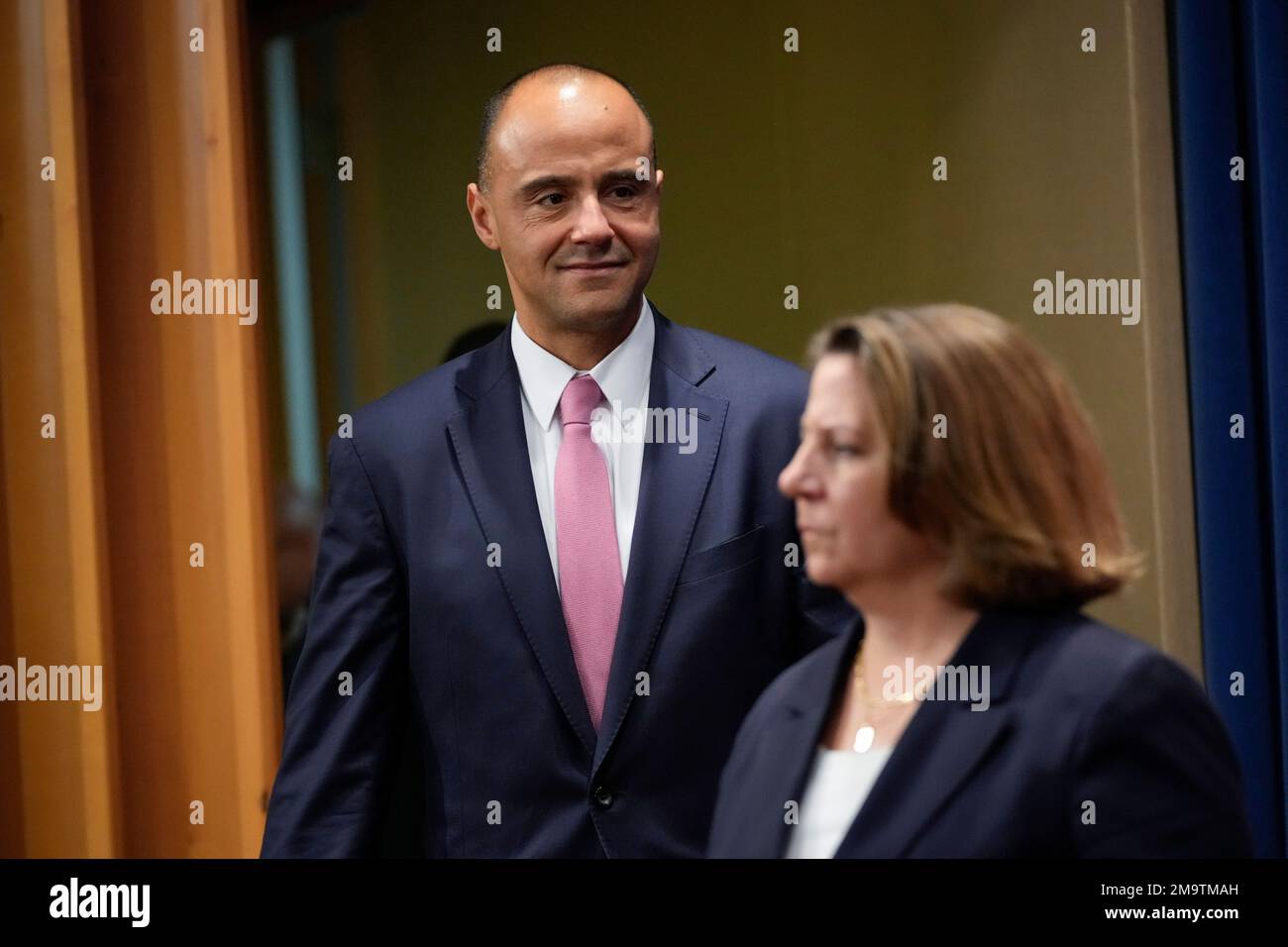 U.S. Attorney for the District of Columbia Matthew Graves arrives with ...