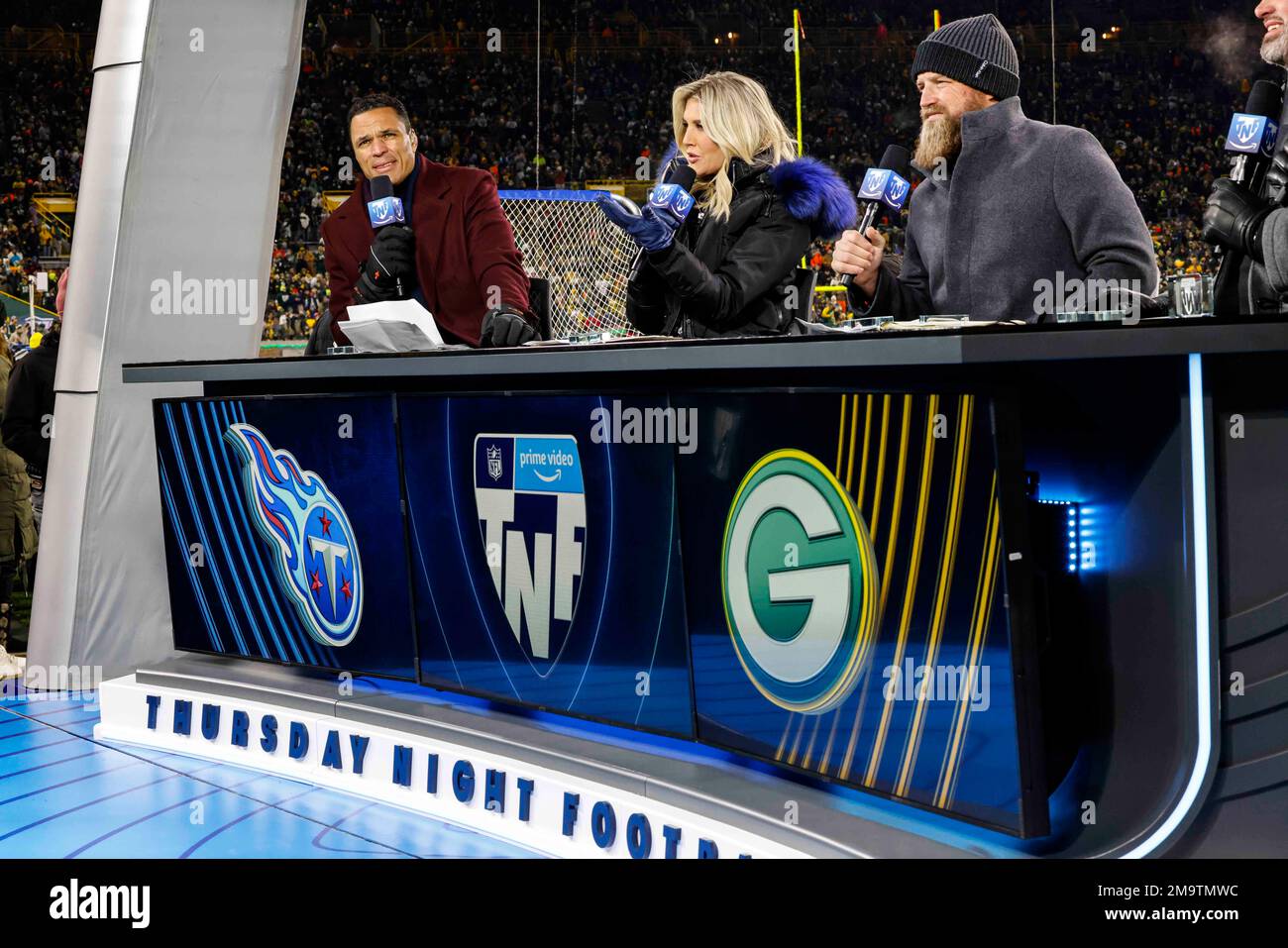 Thursday night football crew before an NFL football game between the ...