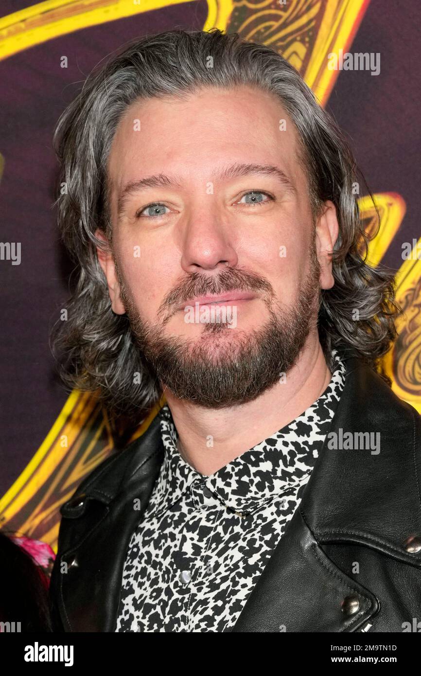 JC Chasez attends the "& Juliet" Broadway opening night at the Stephen ...