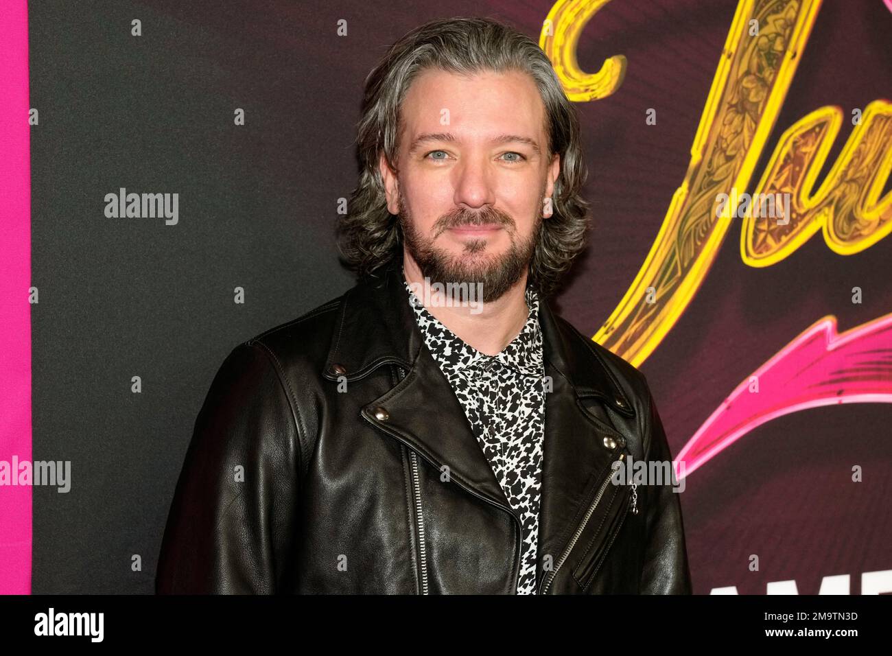 JC Chasez attends the "& Juliet" Broadway opening night at the Stephen ...