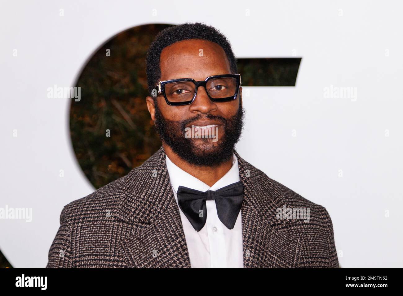 Marcus Ex arrives at the 2022 GQ Men of the Year Party on Thursday, Nov ...