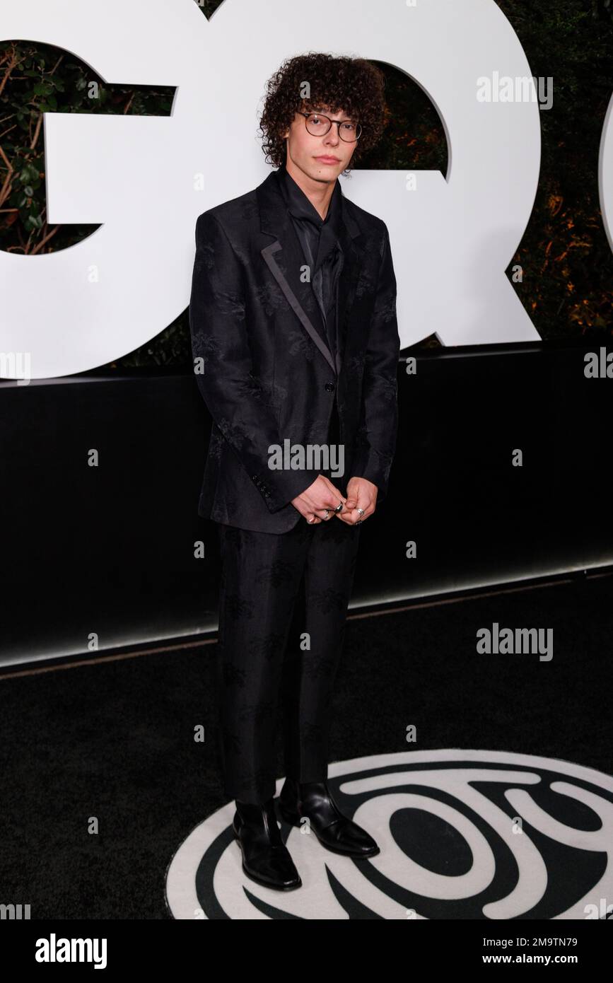Reece Feldman arrives at the 2022 GQ Men of the Year Party on Thursday ...
