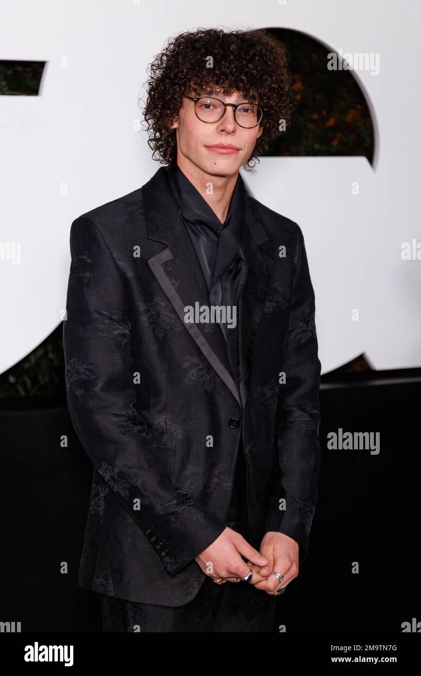 Reece Feldman arrives at the 2022 GQ Men of the Year Party on Thursday ...