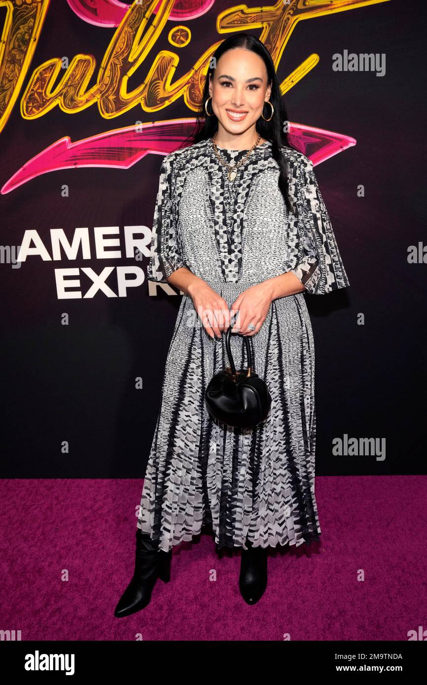 Meena Harris attends the "& Juliet" Broadway opening night at the ...