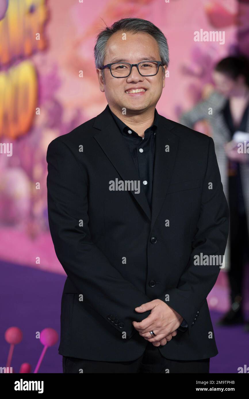 Qui Nguyen poses for photographers upon arrival at the premiere of the ...
