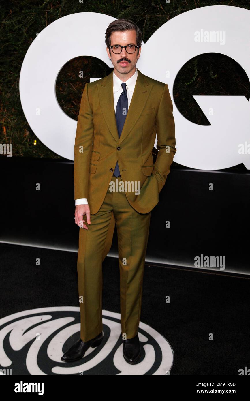Will Welch arrives at the 2022 GQ Men of the Year Party on Thursday ...