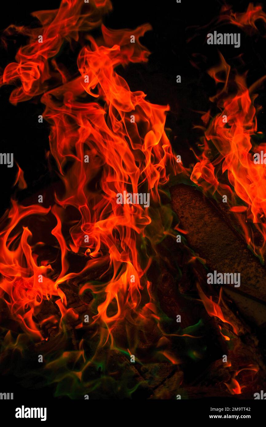 Multicolored flame. Sparks and flames.fiery wallpaper. Variegated ...