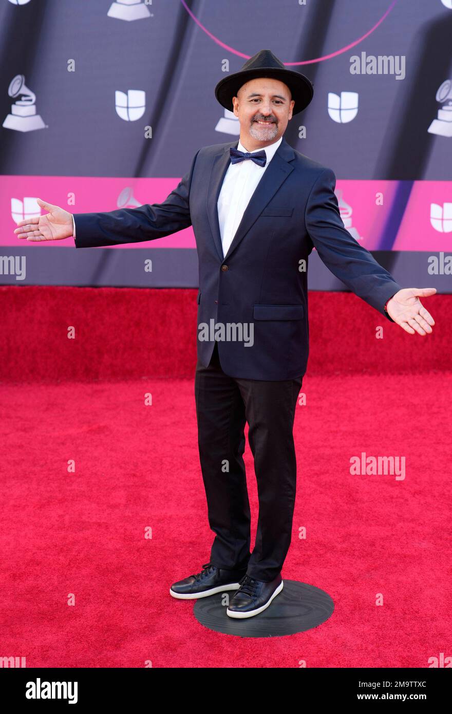 Alfredo Matheus arrives at the 23rd annual Latin Grammy Awards at the ...