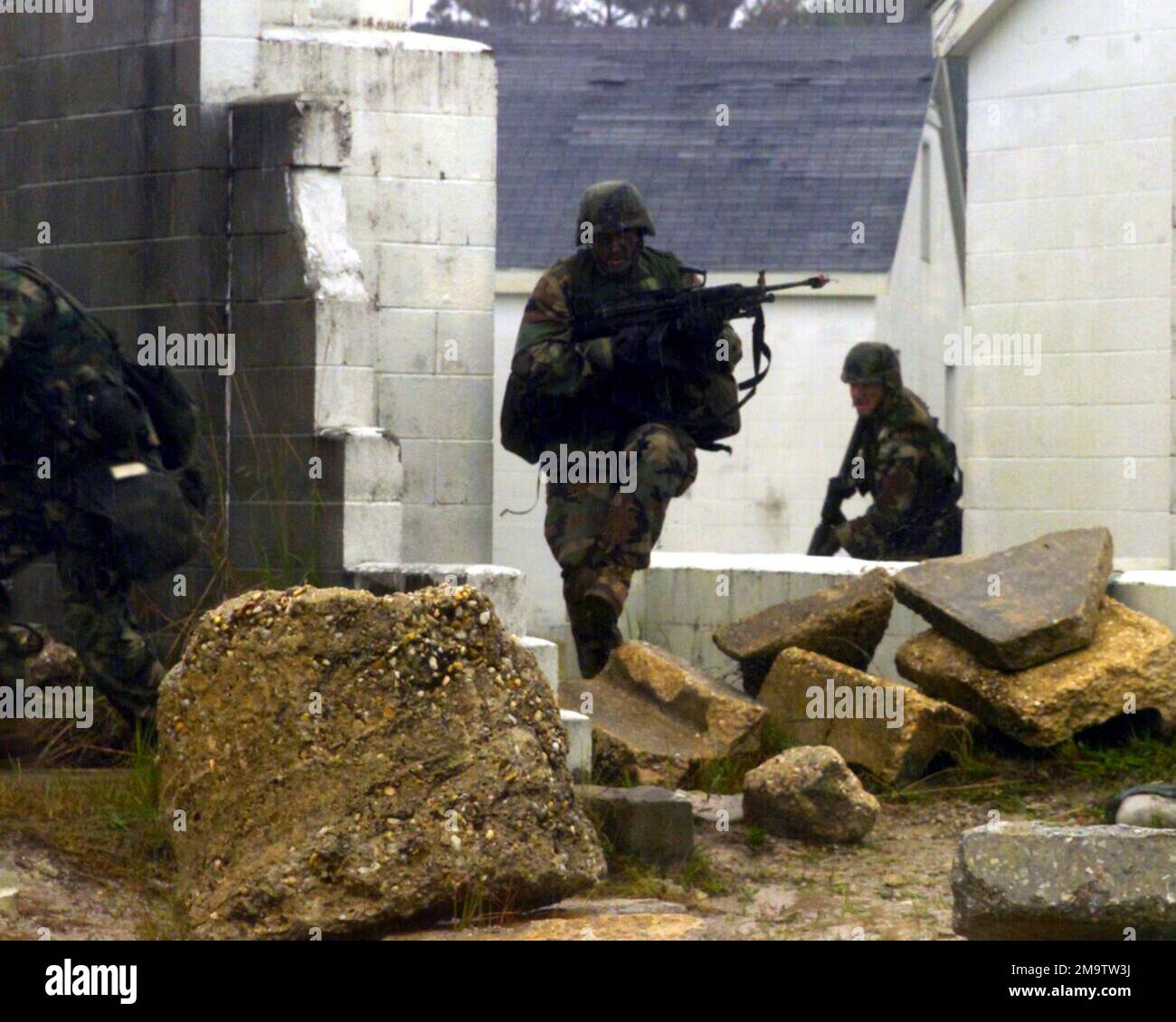 US Marine Corps (USMC) members from the Second Battalion, Second Marine ...