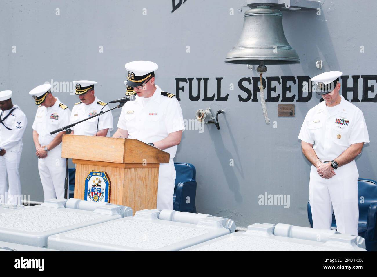 PHILIPPINE SEA (May 20, 2022) Command Chaplain Lt. Jeremy Carr, from ...