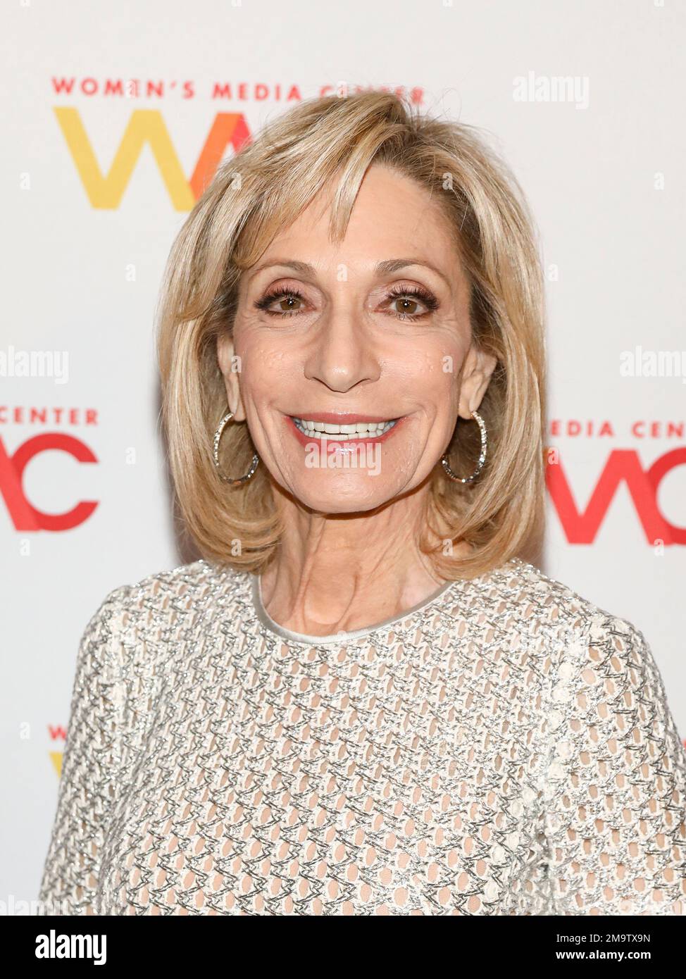 Journalist Andrea Mitchell attends the 2022 Women's Media Awards at the ...
