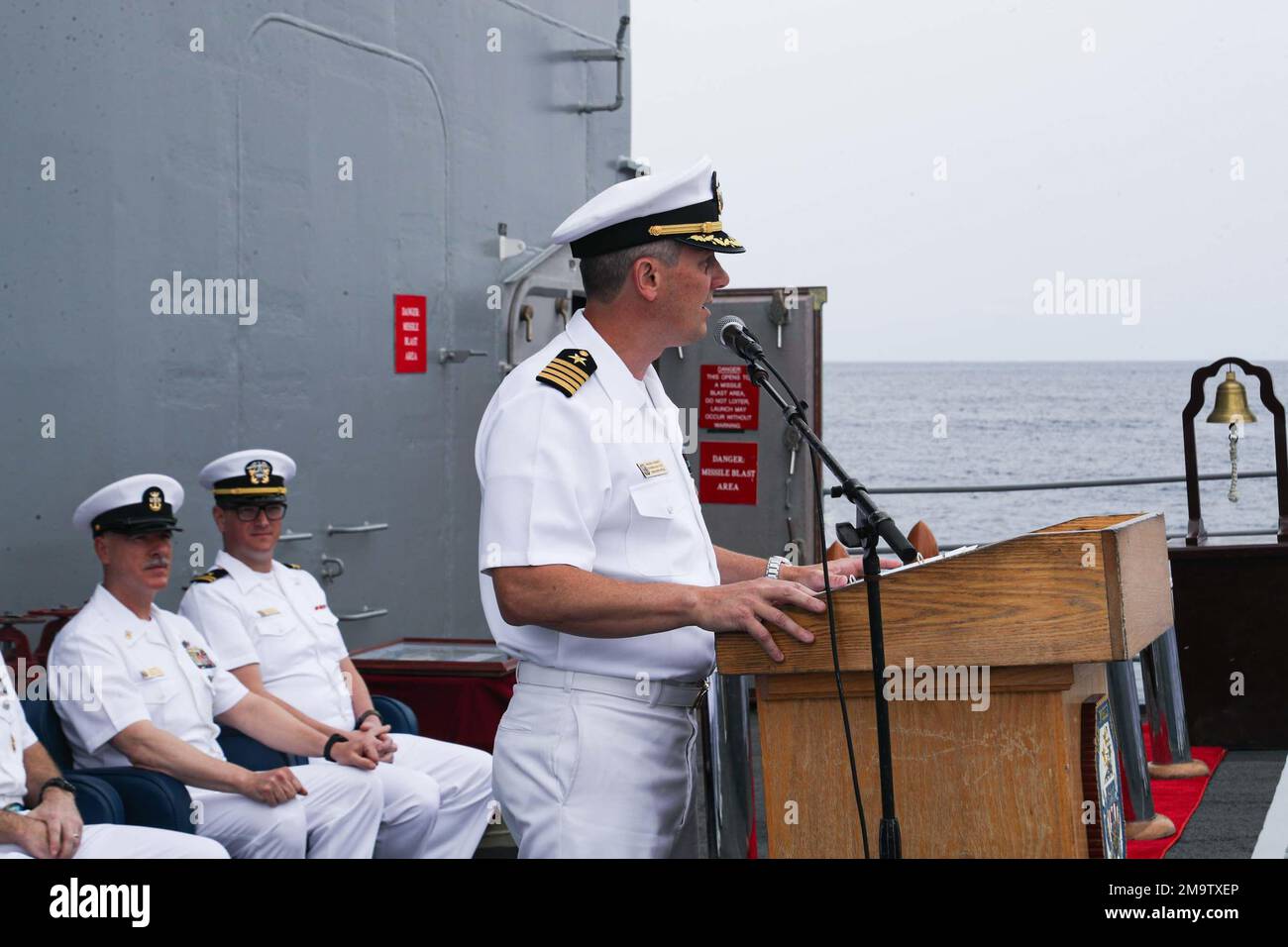 PHILIPPINE SEA (May 20, 2022) Capt. Brandon Burkett, from Waterloo ...