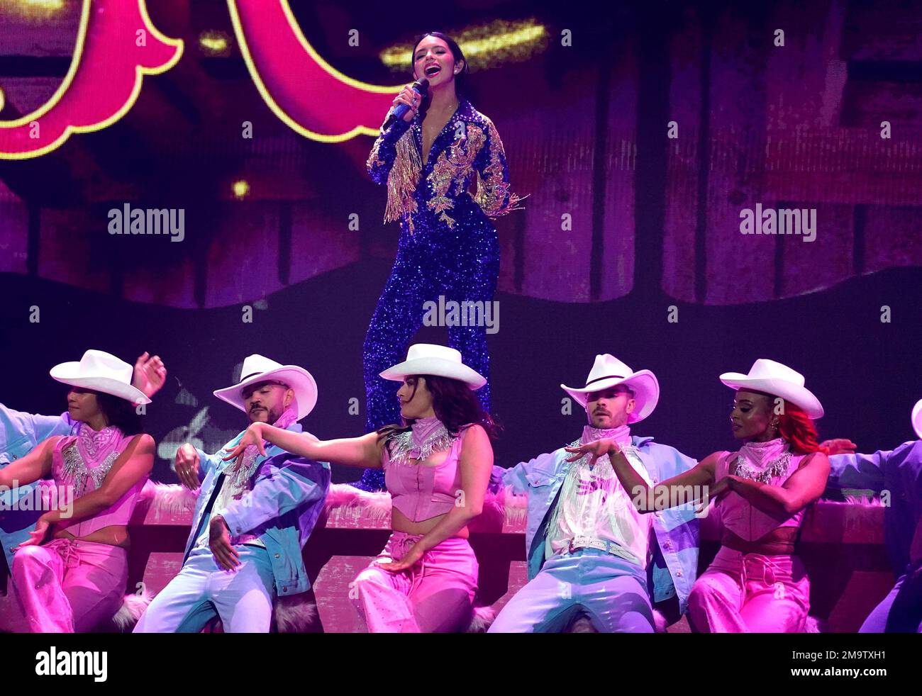 Angela Aguilar performs "En Realidad" at the 23rd annual Latin Grammy ...
