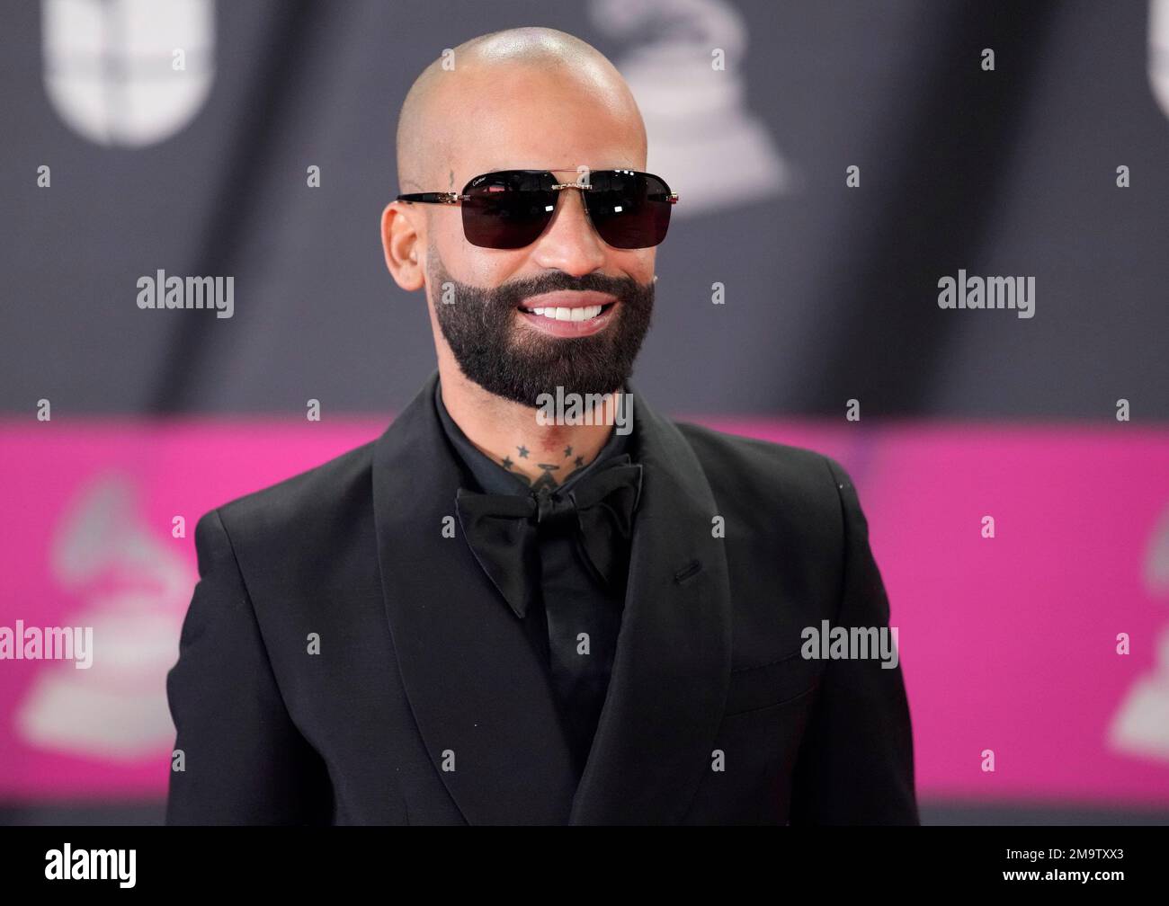Arcangel arrives at the 23rd annual Latin Grammy Awards at the Mandalay ...