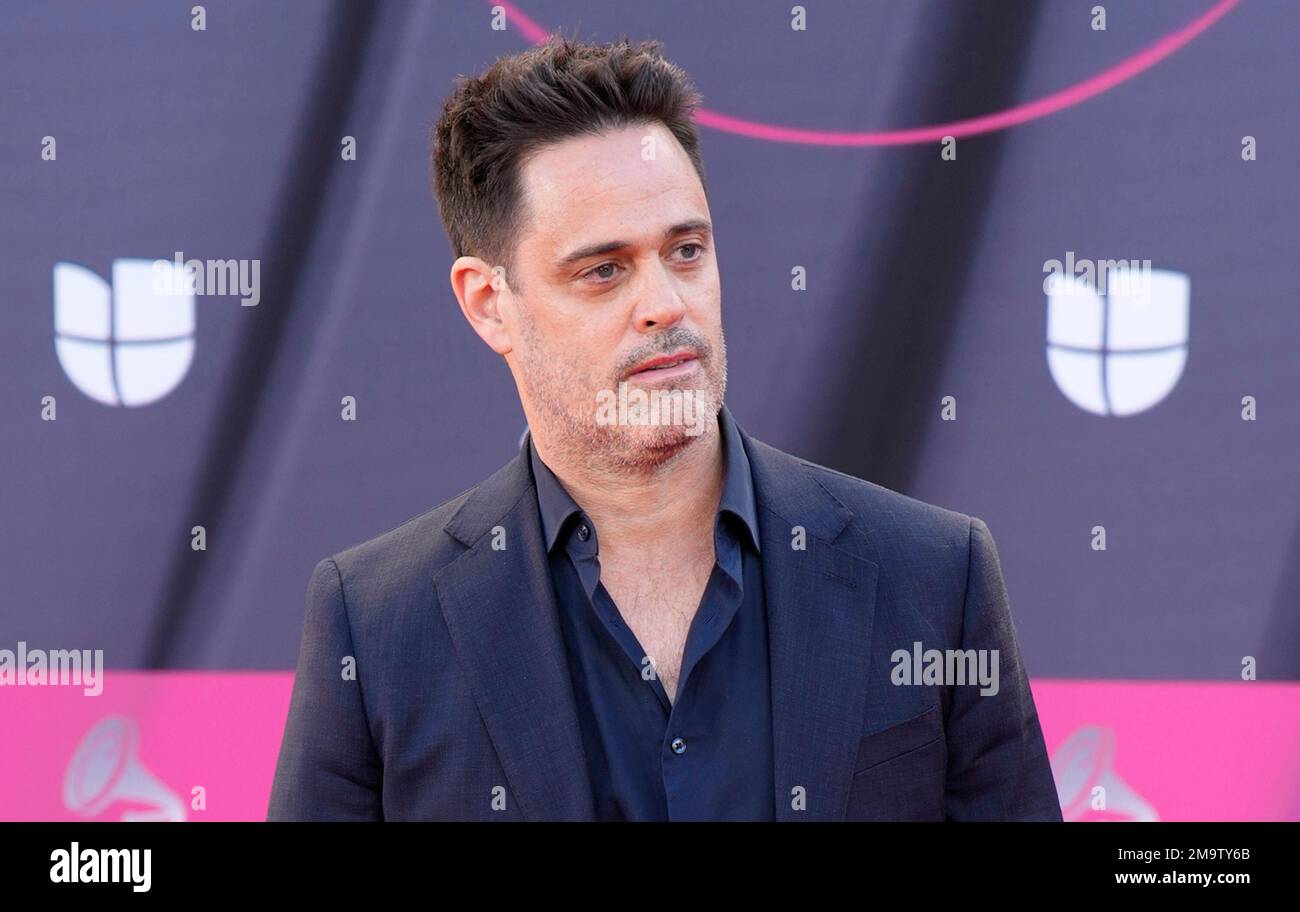 Roman Rojas arrives at the 23rd annual Latin Grammy Awards at the ...