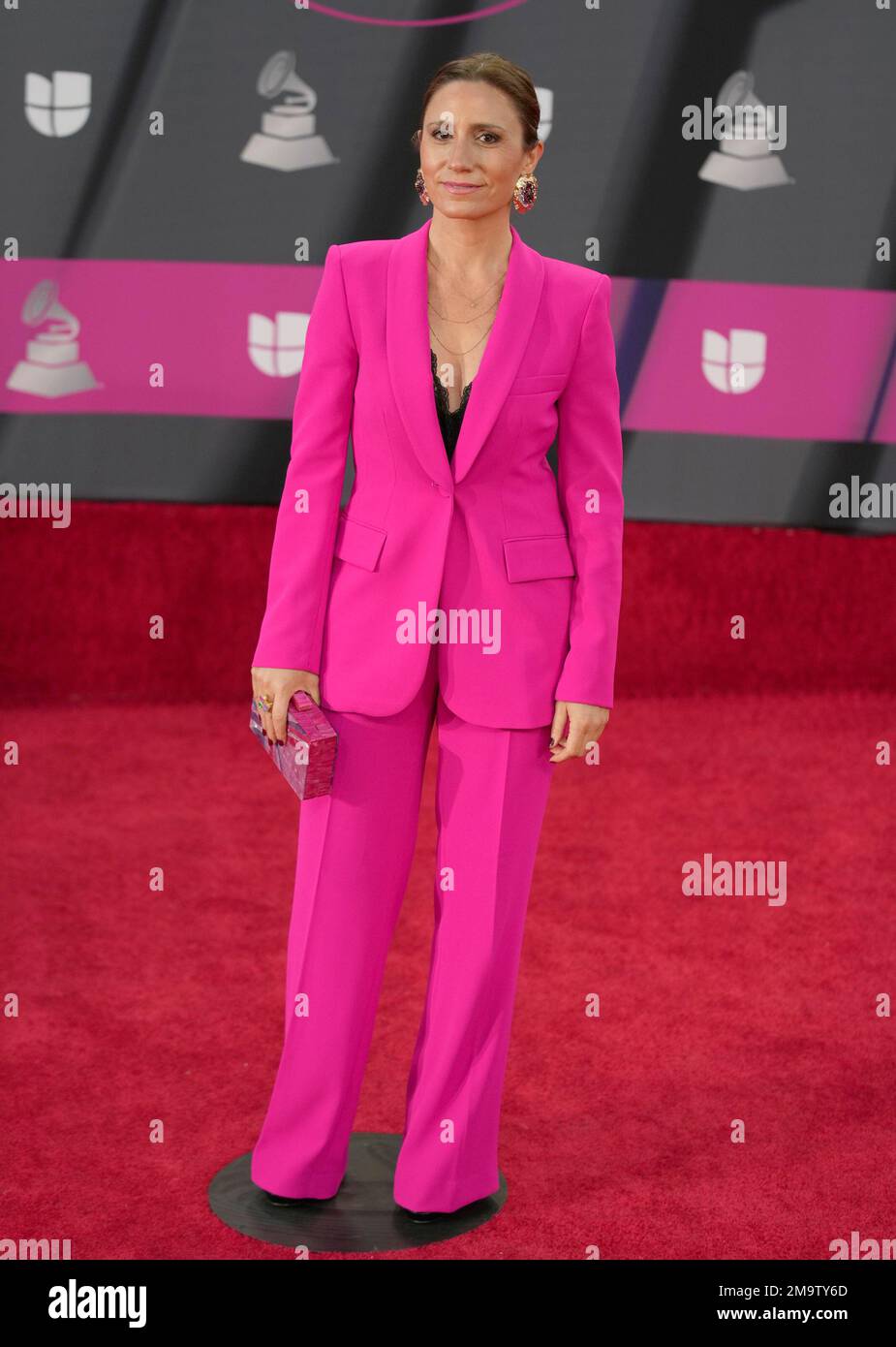 Maria Iturriaga arrives at the 23rd annual Latin Grammy Awards at the ...