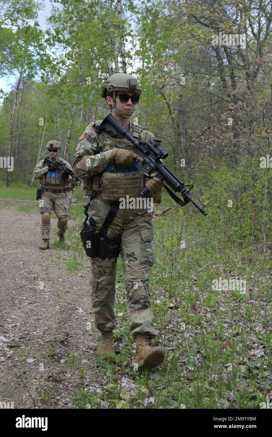 Staff Sgt. Brooklyn Erickson, of the 119th Security Forces Squadron ...