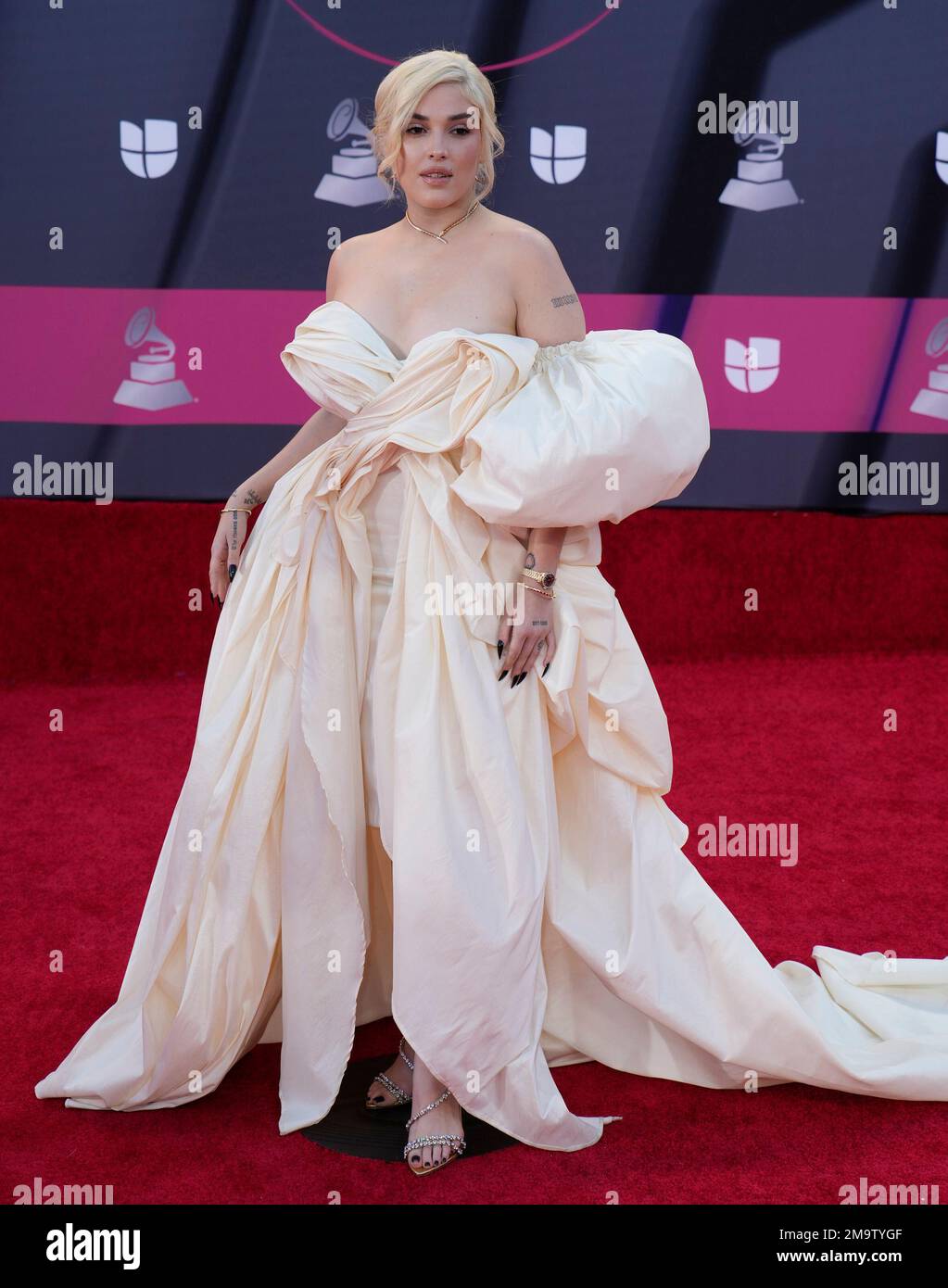 Elena Rose arrives at the 23rd annual Latin Grammy Awards at the ...