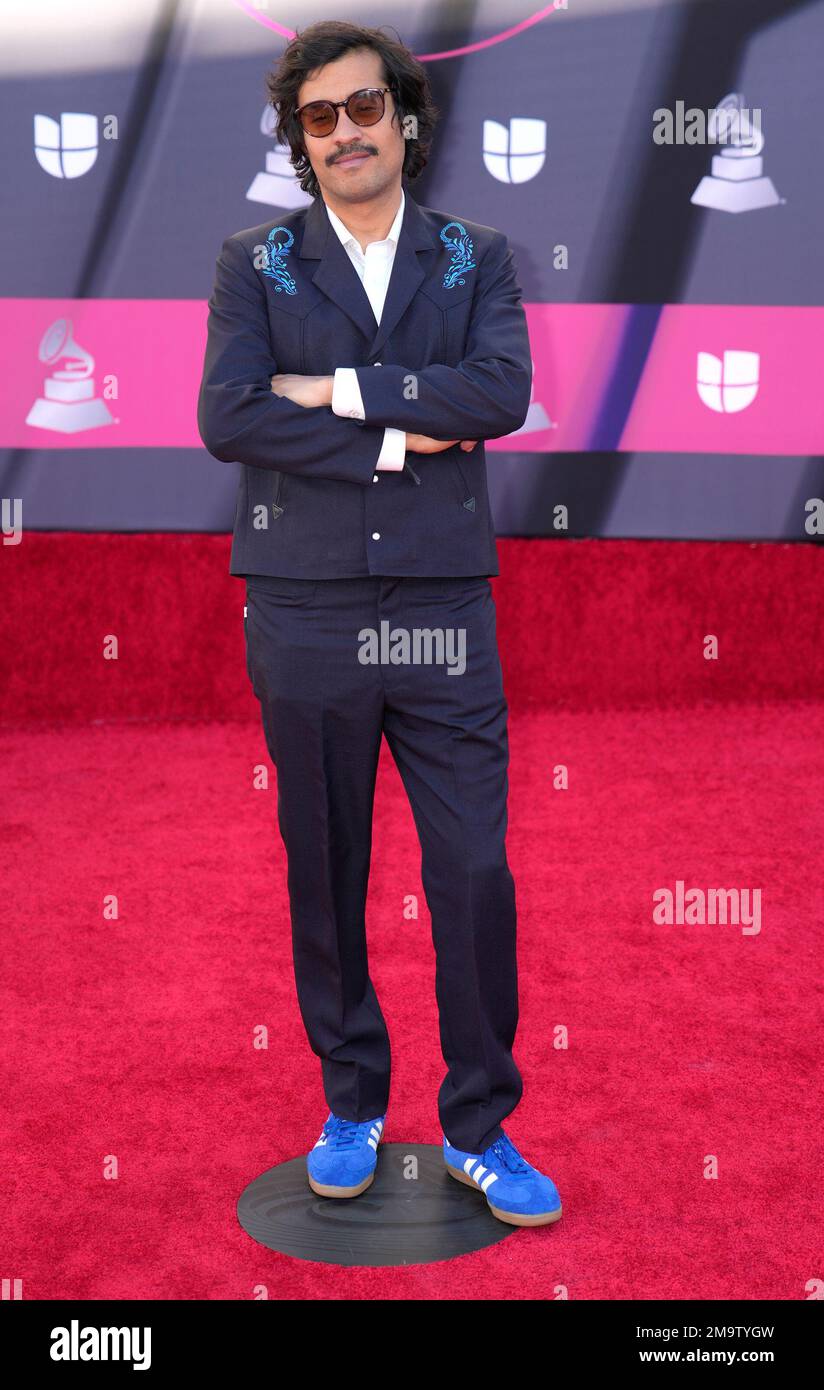 El David Aguilar arrives at the 23rd annual Latin Grammy Awards at the ...