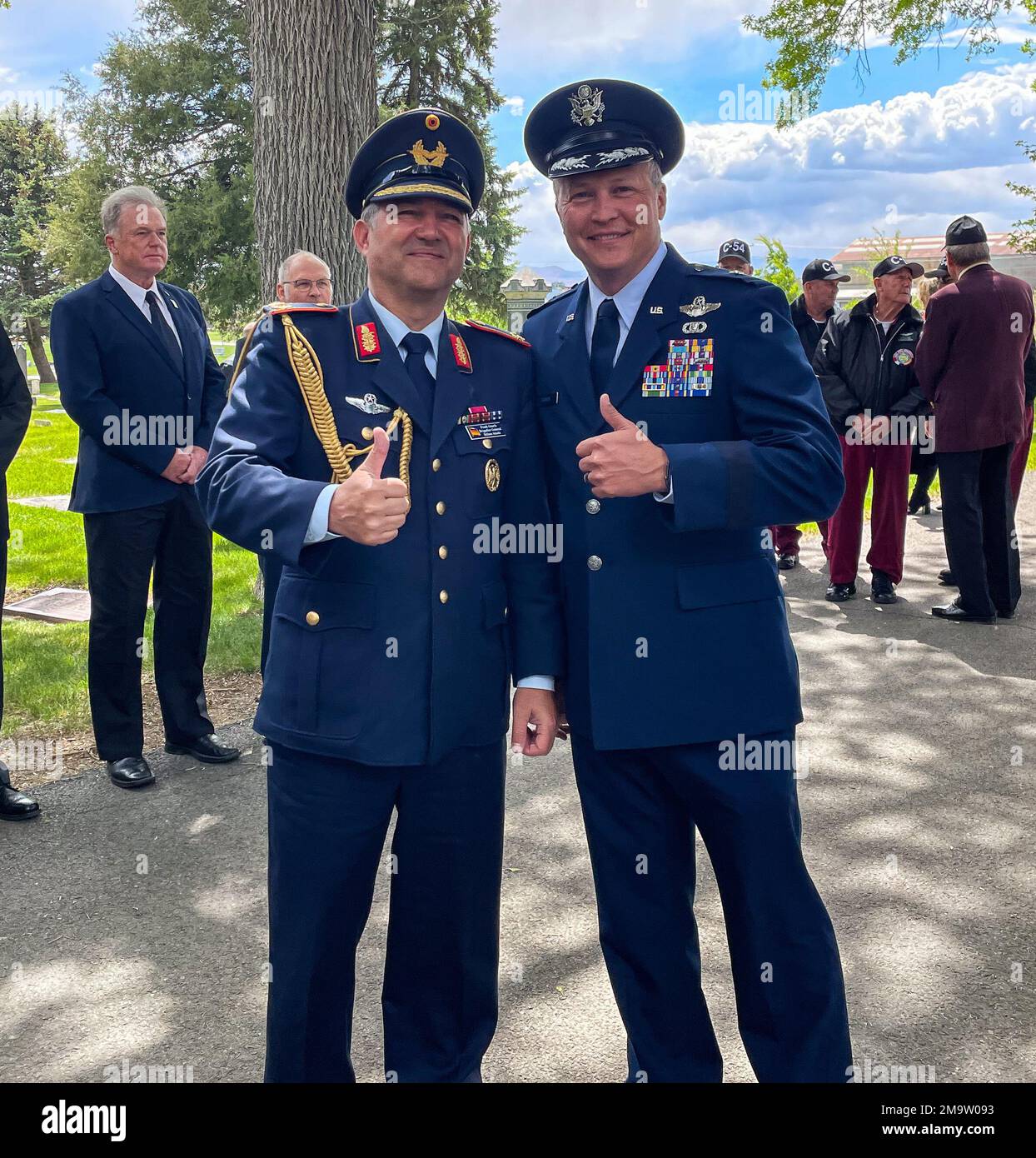 Brig. Gen. Frank Gräfe, the defense attaché from the Federation of ...