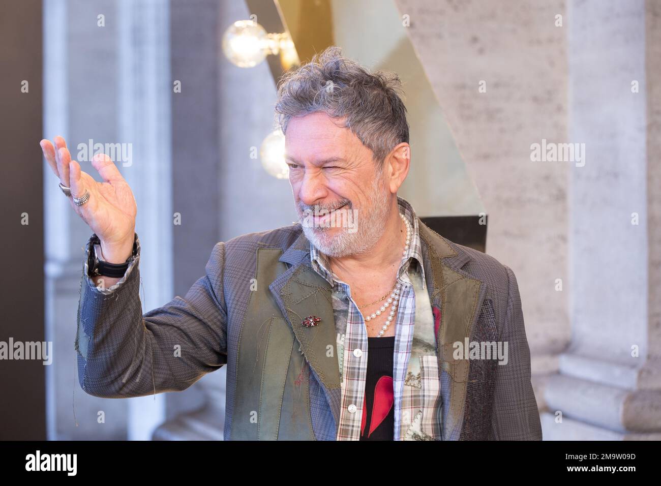 January 18, 2023, italy, Italy, Italy: Actor Michele Di Mauro attends ...
