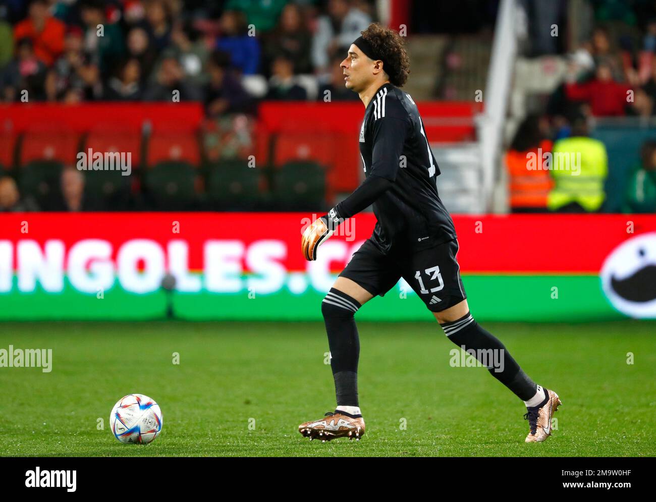 Mexico goalkeeper Guillermo Ochoa during the international friendly ...
